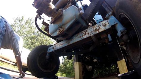 Ford Tractor Front Axle Removal Youtube