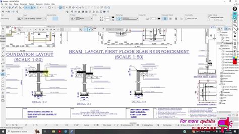 How To Create Strip Foundation Details In Archicad Using Complex