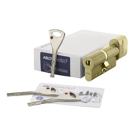 Циліндр Abloy Protec2 172 мм 111/61T ключ/тумблер (матова латунь ...