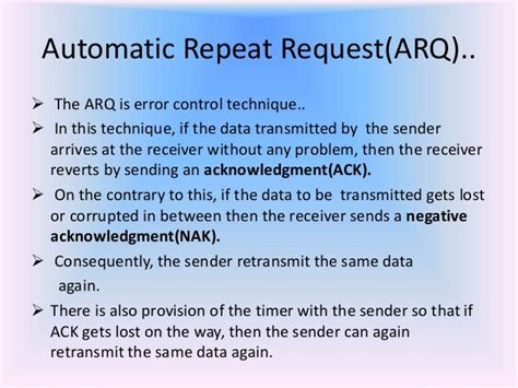 sliding window protocol arq technique
