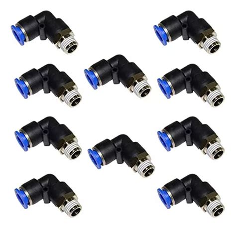 Tubo Conector Neumático De Codo Macho Od 18 4 Mm X Npt 1 Cuotas