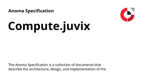 Compute Anoma Specification