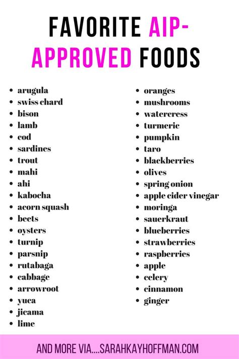 The Aip Diet Complete Guide And Free Printable Food List Artofit
