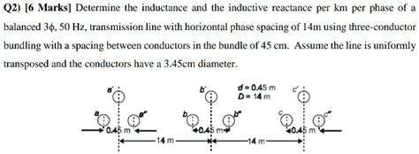 Solved Q2 [6 Marks] Determine The Inductance And The Inductive