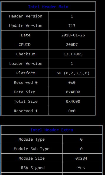 AMI INTEL CPU Microcode Update Guide 262 By E97 CPU Microcodes Win Raid Forum