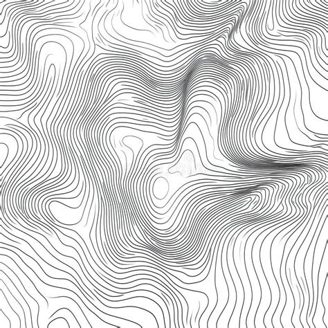 Black Line Curve Pattern Vector Minimalist Design For Clean And