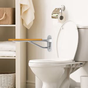 Heuffe Barre D appui Pliable pour Toilettes MuralBarre de Sécurité