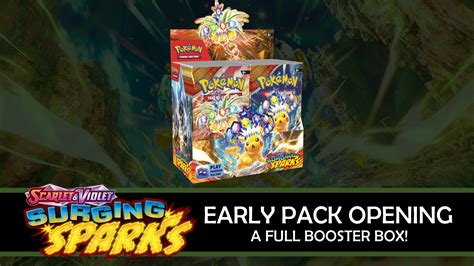 Surging Sparks Pack Opening 1 — Justinbasils Pokémon Tcg Resources