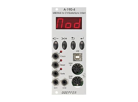 Doepfer A 190 4 USB MIDI To CV Gate Interface DEMO Reverb