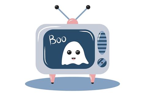 Fernseher In Einem Raum Bei Nacht Mit Statischem Rauschen Und Einem