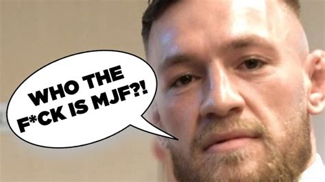 Aew Champion Mjf Shoots On Ufcs Conor Mcgregor