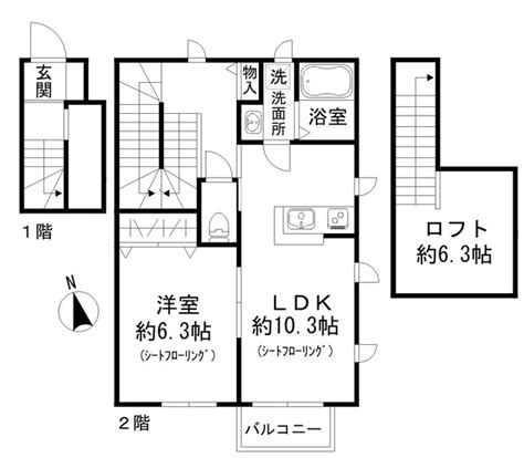 （仮称）瀬谷6丁目計画 202号室瀬谷駅2階1ldkの賃貸物件賃貸アパート【ハウスコム】