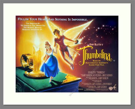 Thumbelina Don Bluth Vintage Poster 1994 Ref Ad18925 The