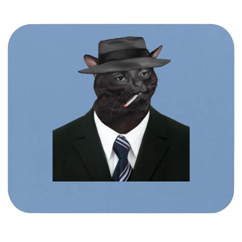 Black Cat Zoning Out Meme Black Cat Zoning Out Meme Mouse Pads