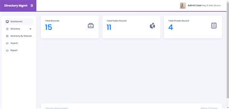 Directory Management System Project Using Python Django And Mysql