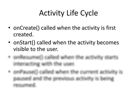 Solution Ppt Of Activities Fragments And Intents In Android In English