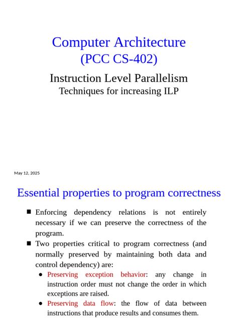 computer architecture ilp techniques for increasing pdf central