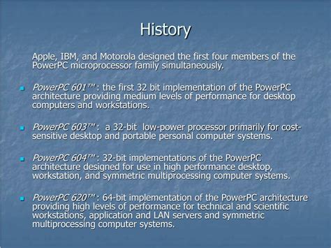 ppt powerpc architecture powerpoint presentation free download id
