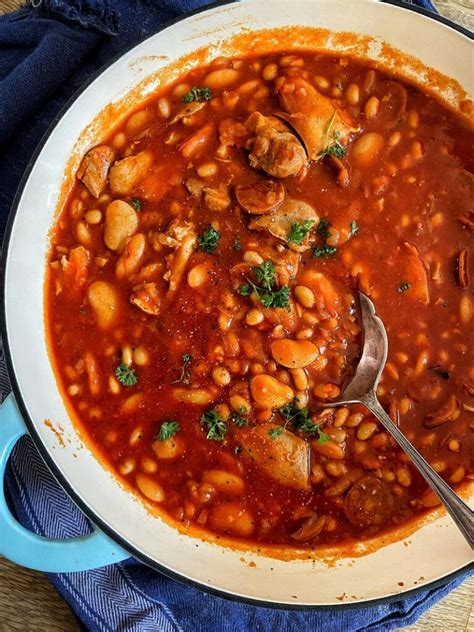 Chicken Chorizo And Bean Stew The Slimming Foodie