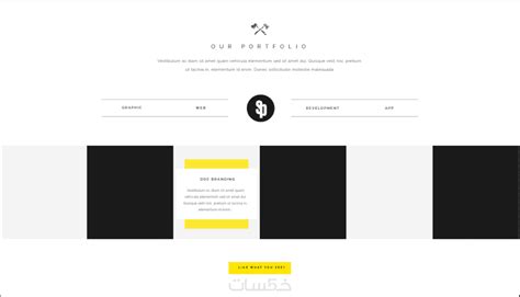 تصميمات باستخدام Html Css خمسات