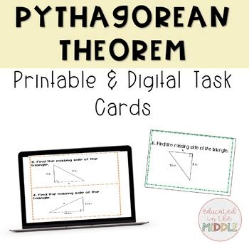 Pythagorean Theorem Activity Task Cards For Distance Learning TPT