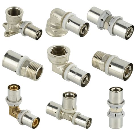 Pex Plumbing Underfloor Heating Multicouche Pressfitting Multilayer Pex Fitting Brass Press