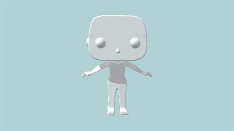 Basic Funko Pop Figure Base Download Free 3d Model By Worrygutz [acb47e7] Sketchfab