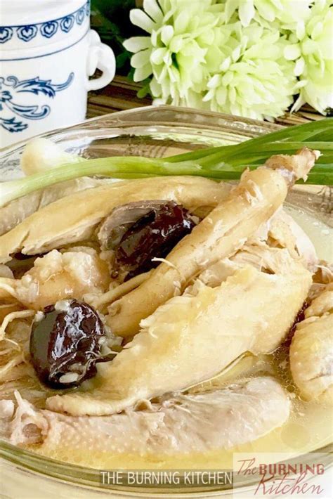 Korean Ginseng Chicken Soup Sangyetang The Burning Kitchen