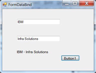 Dot Net Tips Tricks C C Sharp Tips Tricks How To Bind An Object To TextBox