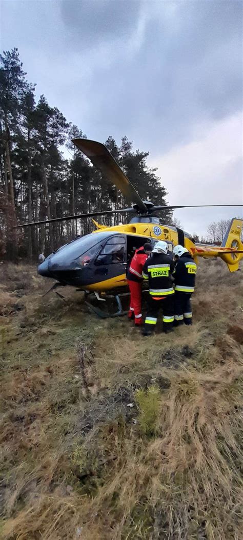 Czołowe zderzenie motocykla crossowego i quada infoPłockTV