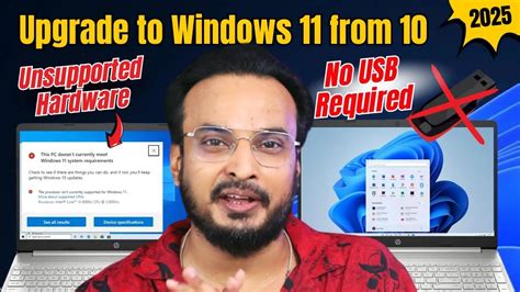 Upgrade To Windows 11 From Windows 10 On An Unsupported Pc Without Bootable Usb New Method