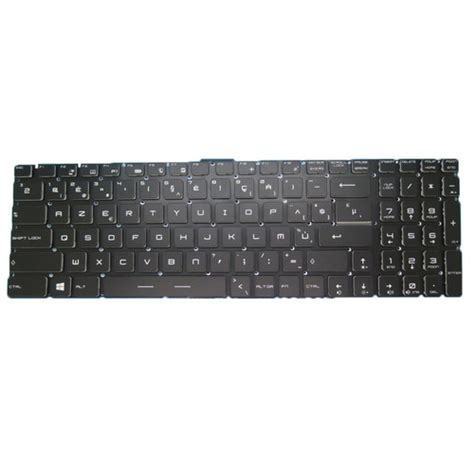 Used Laptop Backlit Keyboard For Msi Creator 17 A10 Creator 17 A10sd