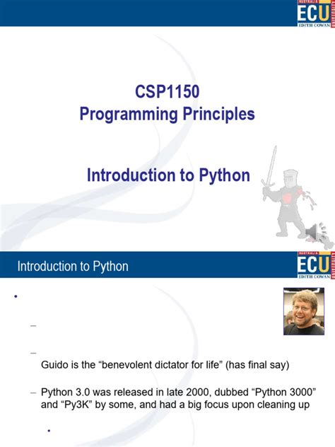 Csp1150 Lecture 1 Introduction To Programming Part B Pdf
