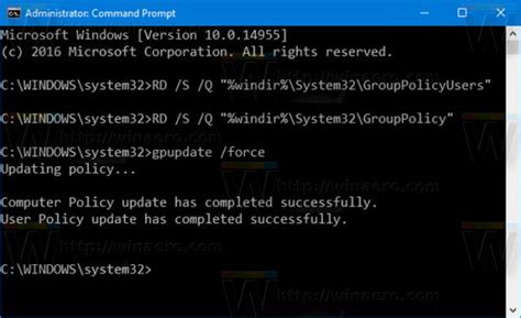 Reset All Local Group Policy Settings At Once In Windows 10