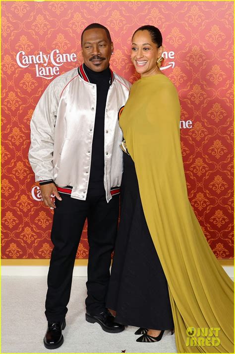 Eddie Murphy And Tracee Ellis Ross Attend Candy Cane Lane Premiere In L
