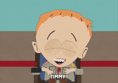 Happy Timmy Burch  By South Park Find And Share On Giphy