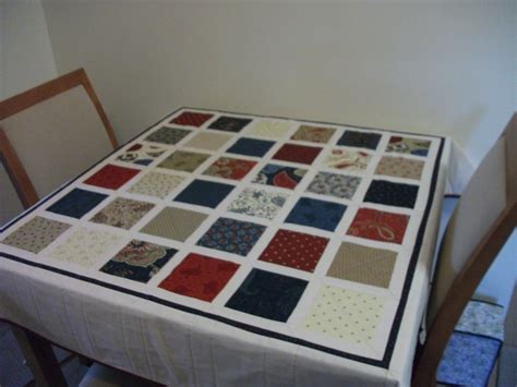 Stamping Stitching And Stuff Patchwork Tablecloth