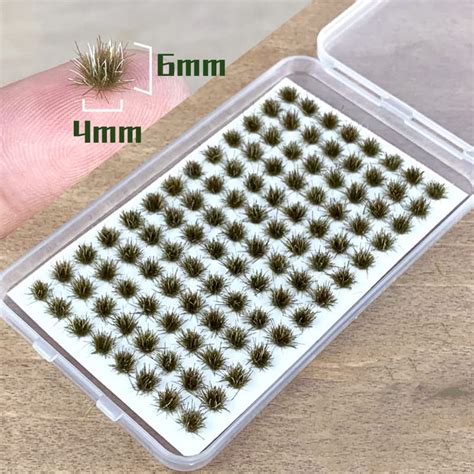 208 Pcs Static Grass Model Grass Tufts Railway Artificial Grass