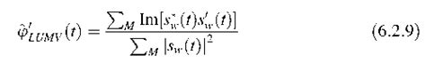 C Phase Gradient Estimation D Iterated Phase Correction