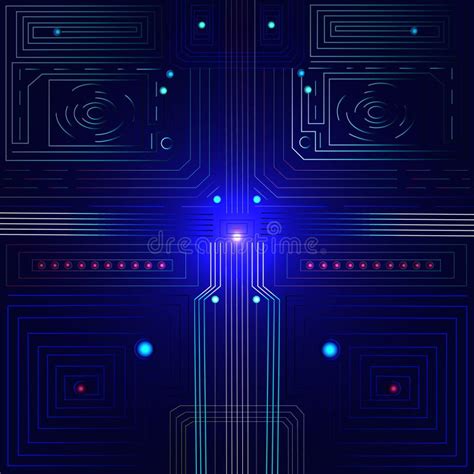 Neural Network Artificial Intelligence Computer Technology Stock