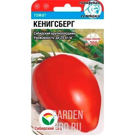 Томат Кенигсберг 20 шт купить в Пензе цена 41 руб Зелёный дом