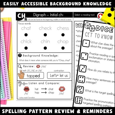 Digraphs Wh Ch Tch And Ph Decodable Reading Passages 1st Grade