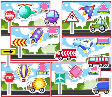 Shape Pattern Worksheets For Kindergartners