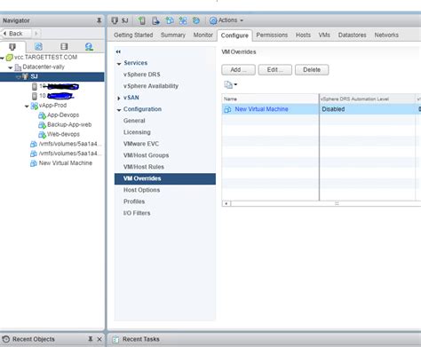 Prevent Some Vms Migration While Drs Enabled Vmware Vsphere