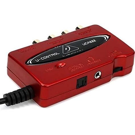 behringer 2 inputs outputs usb audio interface with digital output