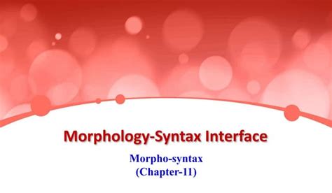 tools of syntactic analysis by dr shadia yousef banjar pptx