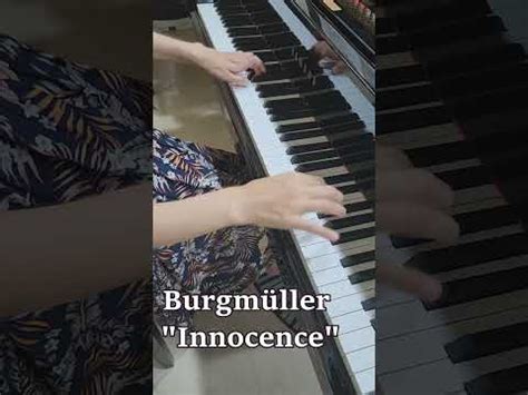 Burgmüller Op No Innocence 부르크뮐러의 정석 윤쌤처럼만 치세요 천진난만 YouTube