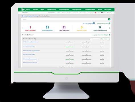 Applicant Tracking Software Ats Candidate Tracking System Paycom