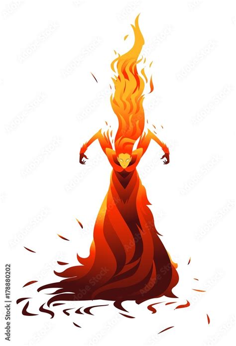 Fire Elemental Dangerous Fantasy Art Ai Photo Generator 53 Off