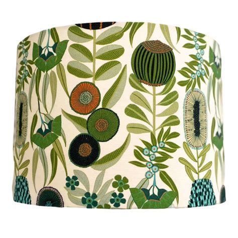 Campana Collective Dusk Green Floral Lamp Shade Temple And Webster
